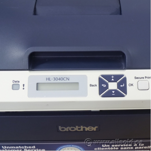 Brother HL-3040CN Compact Color Laser Printer w Network - Allsold.ca - Buy & Sell Used Office ...